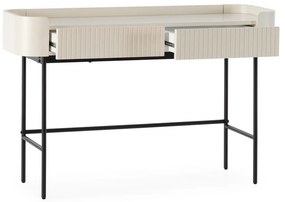 Krémový konzolový stolek 40x120 cm Willa – MOME