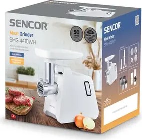 SENCOR SMG 4410WH / Mlýnek na maso / 500 W / 1400 W