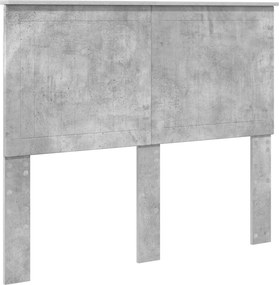 Rám postele Betonově šedá 135 x 190 cm Masivní borové dřevo 3411022