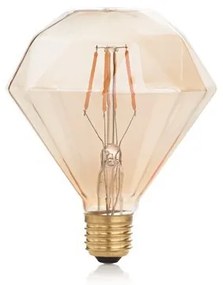 Ideal lux 201269 led žárovka vintage 1x5w | e27 | 360lm | 1800k - jantarová