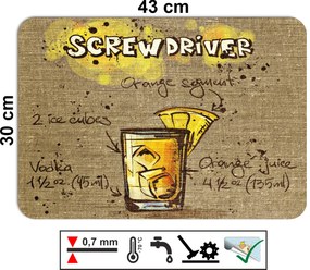 PokojovaDekorace.cz, Prostírání - 026, Screw Driver, 43x30cm