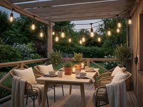 LED světelná zahradní girlanda LUCENT, 15 m