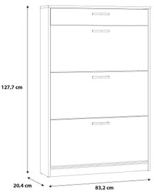 Botník KAVI dub artisan
