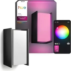 Philips Hue Turaco antracit / Venkovní nástěnné svítidlo / E27 / Bluet