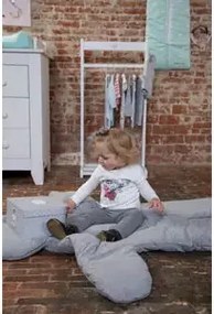 Childhome Hrací deka medvěd Teddy Jersey Grey 150cm