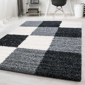 Koberce Breno Kusový koberec LIFE 1501 Black , Černá, Vícebarevné, 200 x 290 cm