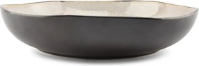 Černá/béžová mísa z kameniny ø 32 cm Lunar – Salt&amp;Pepper