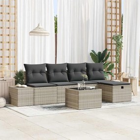 Set pohovek 6 ks polyratan 3360703