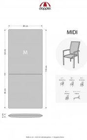 Doppler LIVING 6910 střední - polstr na židli a křeslo