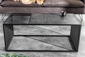 Designový konferenční stolek Haines 100 cm vzor mramor