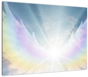 Skleněný obraz - Andělská aura (70x50 cm)