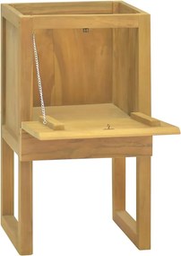 Koupelnová skříňka 41 x 40 x 75 cm masivní teakové dřevo 338246