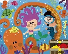 Clementoni PUZZLE s malováním vodou Water Magic: Hlubiny moře / 30 díl