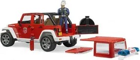 Bruder 02528 Hasičské auto Jeep Wrangler s figurkou hasiče / 1:16 / od