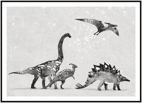Plakát Dinosauří svět Rozměr plakátu: A4 (21 x 29,7 cm)