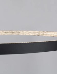 LED lustr Preston 110 černé