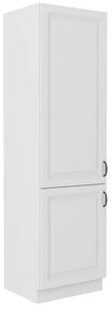 Vysoká kuchyňská skříňka Retroline 60 LO-210 2F, Barva: bílá