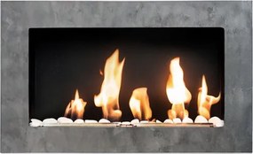 BIOFLAME biokrb Easy S Open Imitace beton 65x40 cm