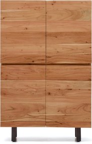 Komoda z masivu akácie v přírodní barvě 100x155x40,5 cm Uxue – Kave Home