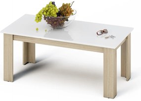 Casarredo Konferenční stolek KANO sonoma/bílá lesk