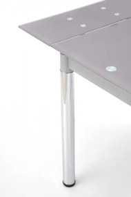 Jídelní stůl Doxx / Bílá a sklo / Bílá