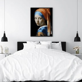 Dívka s perlou 3 inspirace Jan Vermeer