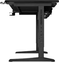 Genesis Holm Modular 120 RGB / Herní stůl / černý / D:120cm / Š:75cm /