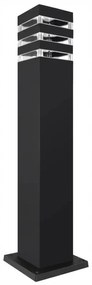 BERGE Venkovní sloupová zahradní lampa WiFi RGB + CCT Tuya - 5141 - 60 cm - černá