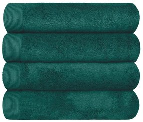 SCANquilt modalový ručník MODAL SOFT smaragdová osuška 100 x 150 cm