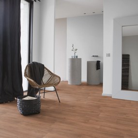 Gerflor, PVC podlaha - lino AladinTex Plus 1236 Cajou Honey, na míru, šíře 4m, hnědá, filc, chodba / předsíň