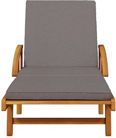 Zahradní lehátka 2 ks s poduškami 200x68x83 cm masivní akácie 3206373