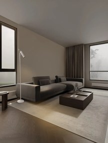 Designová stojací lampa Nessi Bílá