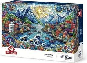 ART PUZZLE Puzzle Keltský vítr / 1500 dílků / 85 × 60 cm