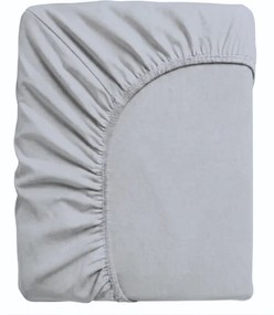 Benlemi Jednolůžkové prostěradlo JERSEY z bavlny Zvolte barvu: Šedá, Zvolte rozměr: 120 x 200 cm