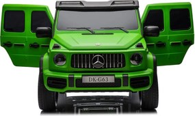 LEAN CARS Elektrické autíčko Mercedes G63 XXL zelené 4x4 24V
