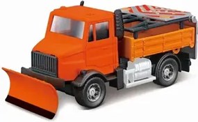 Bburago servisní vozidlo Road Security with Snow Plough and Signal Boa