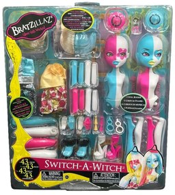 Vytvoř si svou čarodějnici - Bratzillas panenky Varianta: 2x DIY panenka - růžovo-modrá