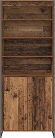 Vysoké skříně Staré dřevo 79 x 36 x 200 cm Kompozitní dřevo 3403044