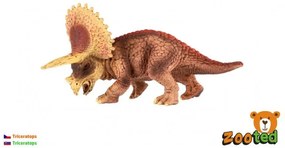 Triceratops malý zooted plast 14cm v sáčku