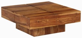 Konferenční stolek 80 x 80 x 30 cm masivní akáciové dřevo 246250
