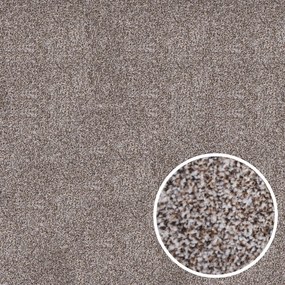 Betap, Metrážový koberec Dalesman 68, na míru, šíře 4m,5m, hnědá, filc, dětský pokoj