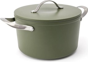 Elmich Nepřilnavý keramický hrnec Zen Ø 20 cm - olivově zelená