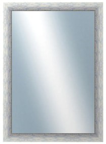 DANTIK - Zarámované zrcadlo - rozměr s rámem cca 50x70 cm z lišty PAINT modrá velká (2963)