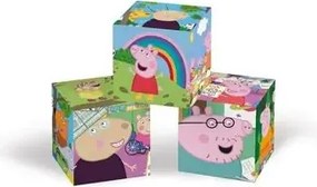 Clementoni Obrázkové kostky Prasátko Peppa / 12 kostek / od 2 let