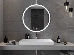 Mexen Oro koupelnové zrcadlo s podsvícením, kulaté 90 cm, LED 6000K, proti mlžení - 9824-090-090-611-00