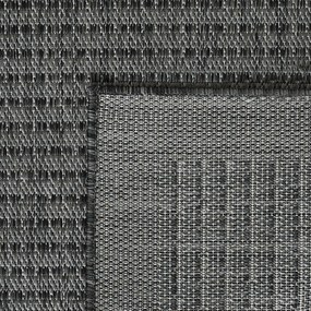 Ayyildiz, Kusový koberec Giza 1410 Black kruh, 200x200 (průměr) kruh, černá, chodba / předsíň