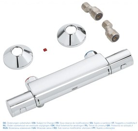 GROHE Precision Start - Termostatická sprchová baterie nástěnná, chrom 34594000