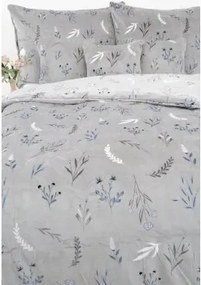 MK Lůžkoviny Mikroplyšové povlečení Exclusive - Chloe šedá 140 × 200 cm, 70 x 90 cm
