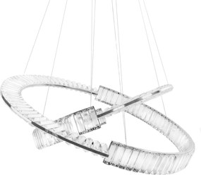 Toolight Toolight, LED křišťálové stropní svítidlo APP1525-CP60/80, chrom, OSW-06973