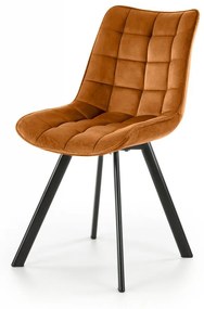 Jídelní židle SAM – látka, více barev Skořicová